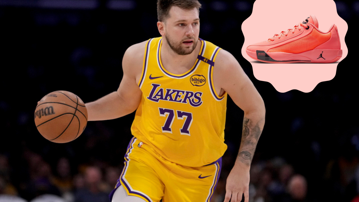 Jordan .77 'Bright Mango': Luka Doncic's latest Nike sneaker release ...