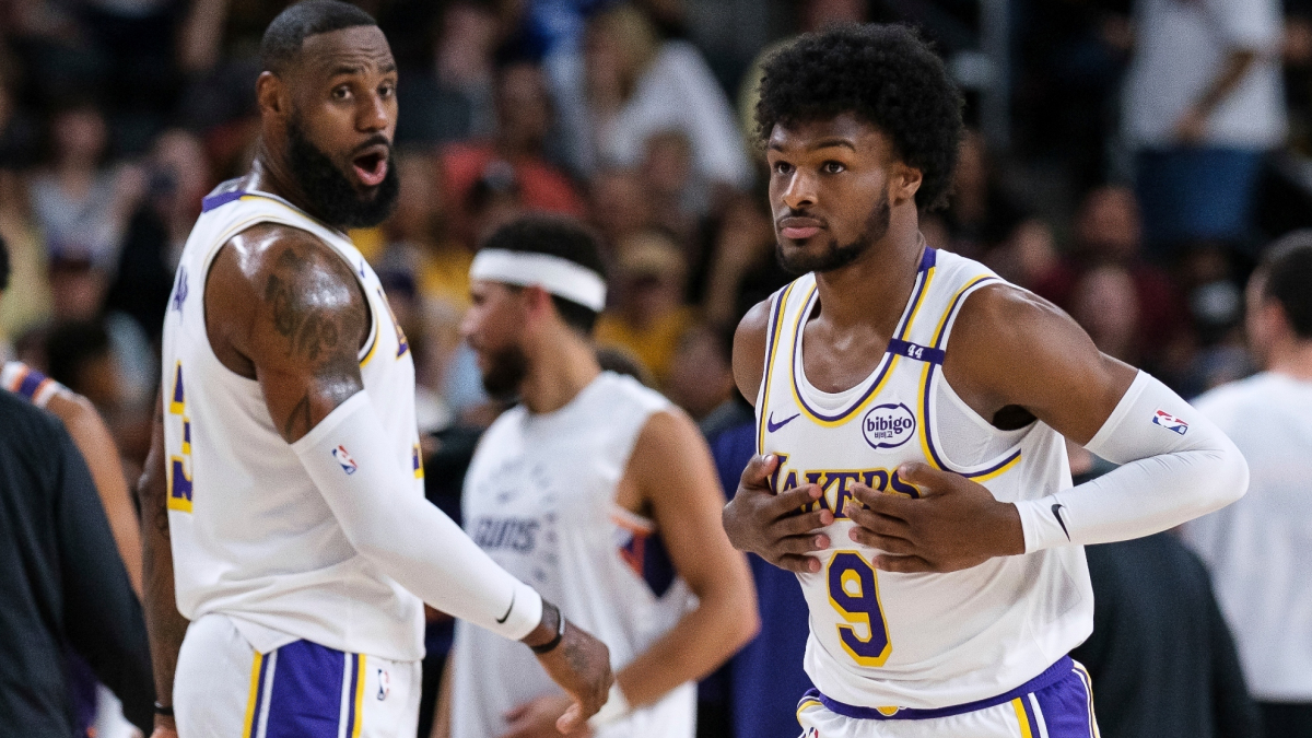 Former NBA champ defends LeBron and Bronny missing Luka's Lakers ...