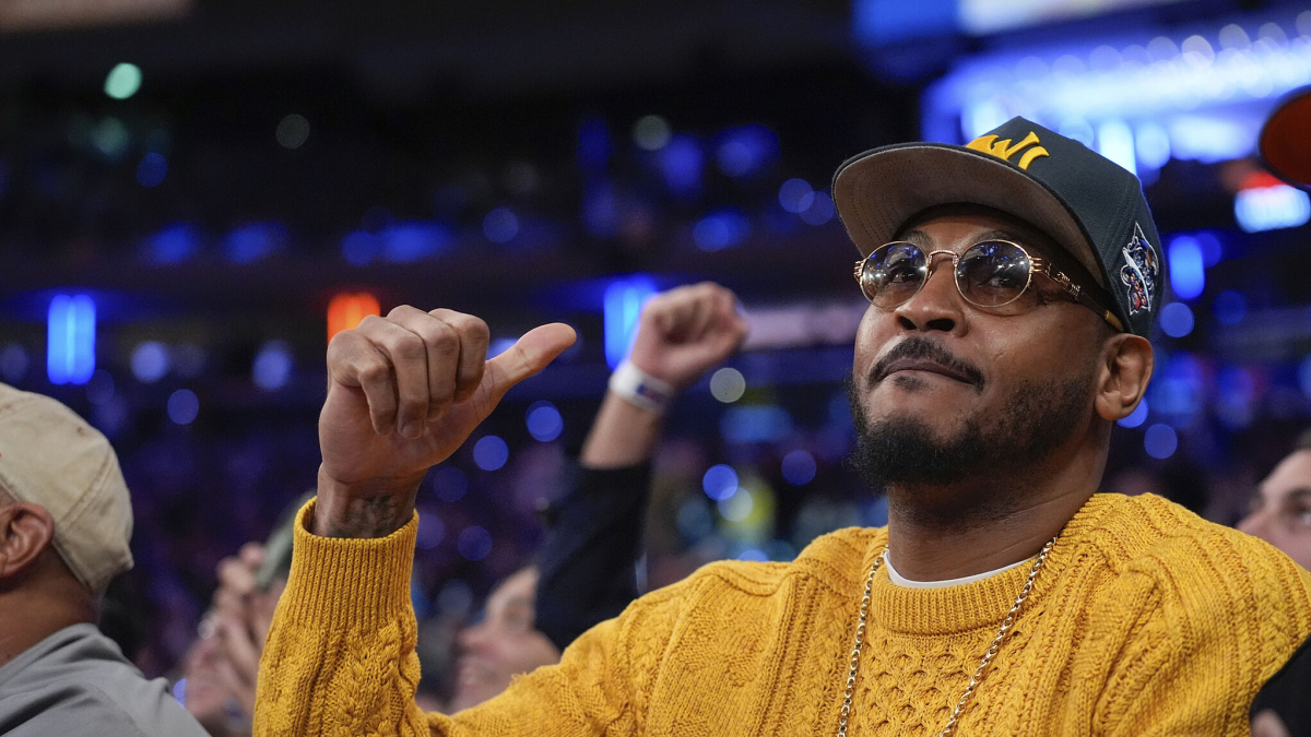 Carmelo Anthony sparks new romance rumors with late NFL star's widow ...