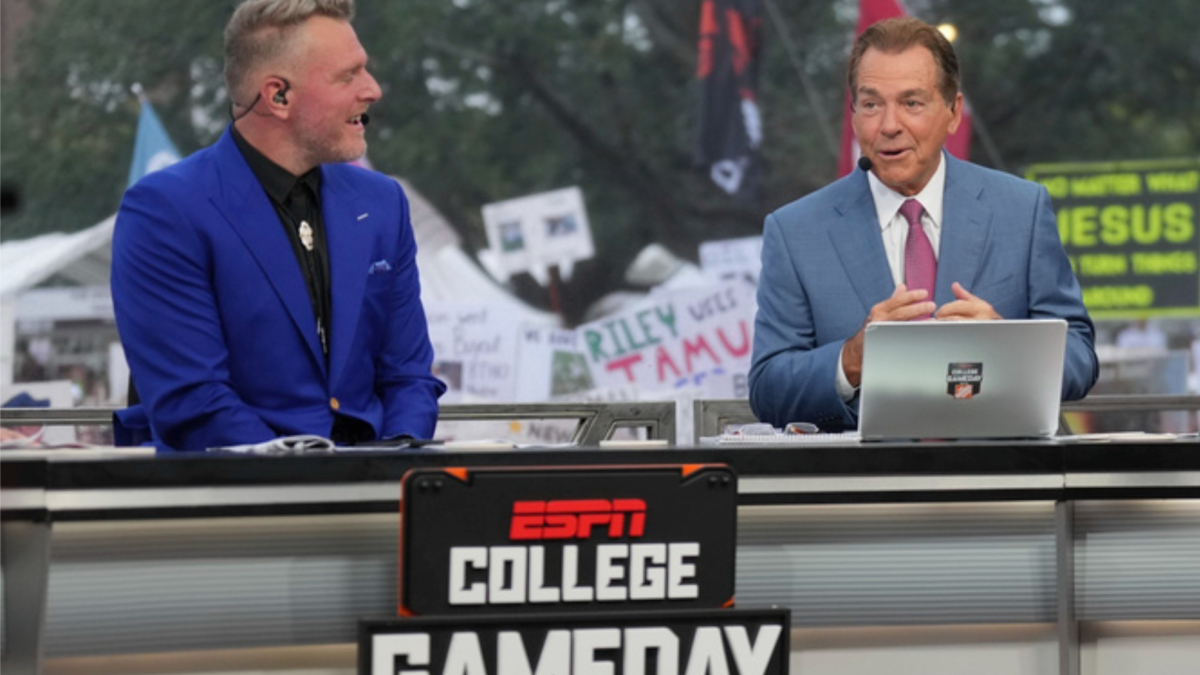 Nick Saban might owe Pat McAfee a Ferrari after epic Notre Dame ...