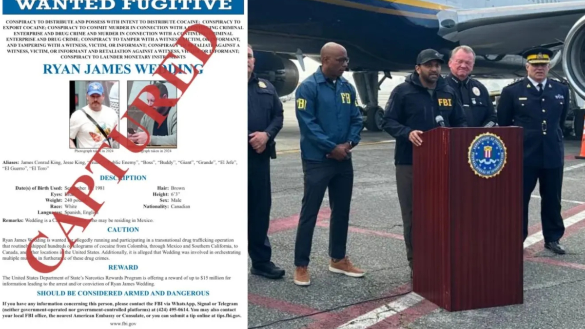Former Olympian Ryan Wedding, one of the FBI's most wanted drug ...