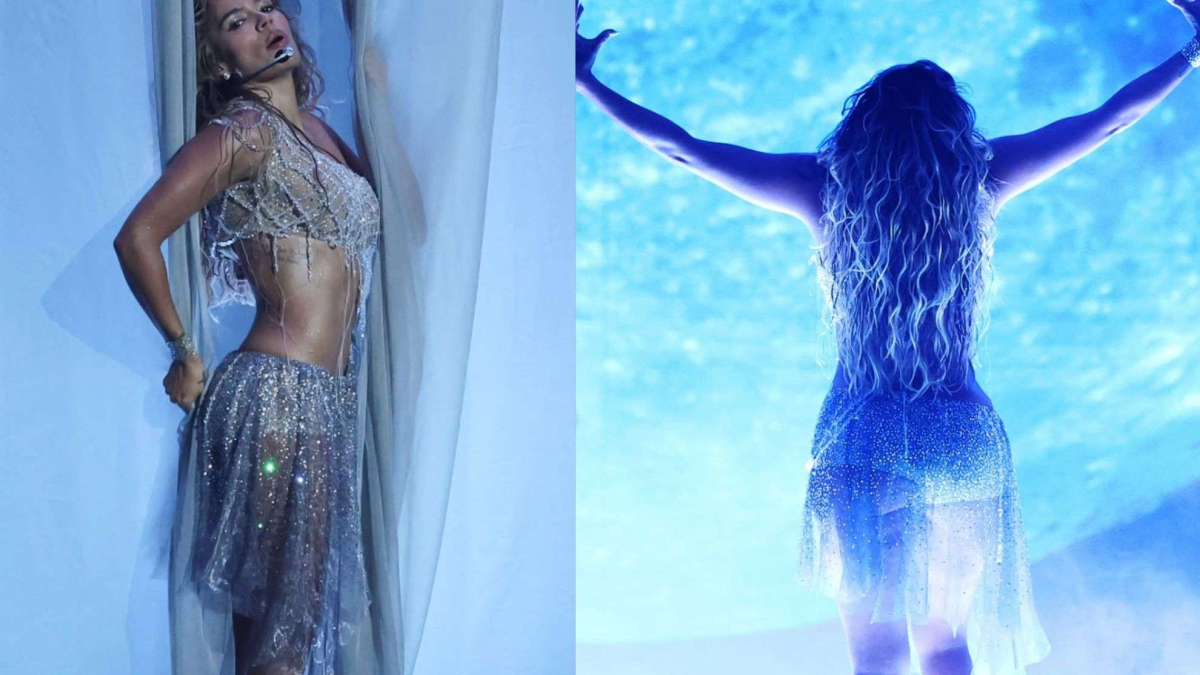 Karol G jaw-dropping skirt at the American Music Awards leave the ...