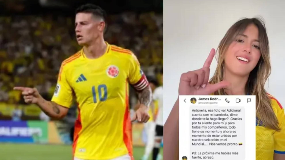 James Rodríguez’s promise to Antonella Petro after controversy ...