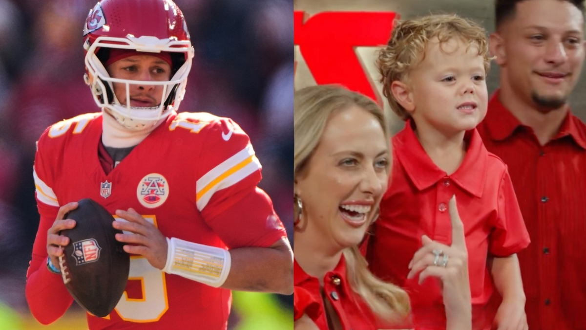 Bronze Mahomes’ Taylor Swift moment delights Chiefs fans during Patrick ...