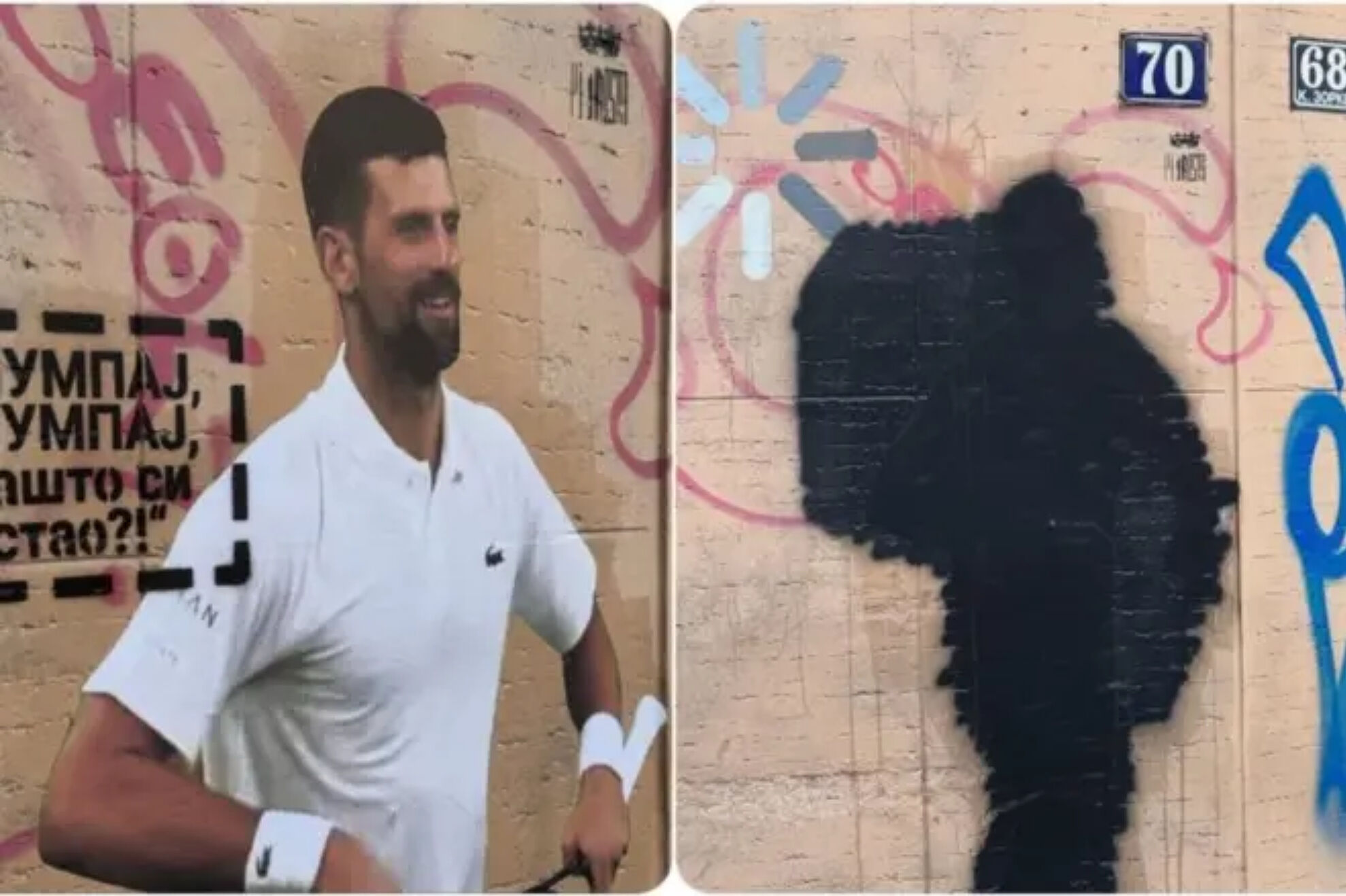 Djokovic, public enemy number 1 in Serbia: criticism, a vandalised ...