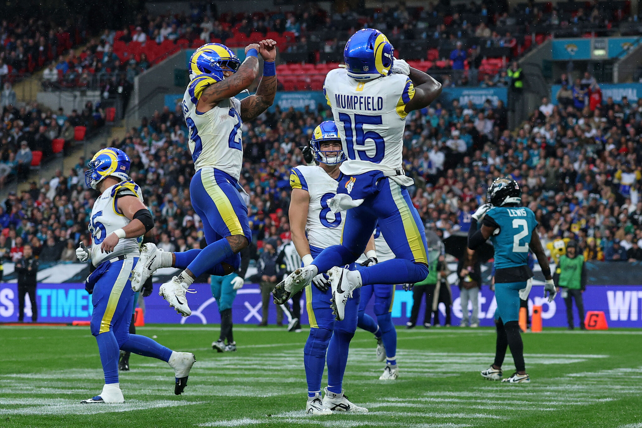 Rams' Konata Mumpfield imitates Cristiano Ronaldo's iconic "SIU" while ...