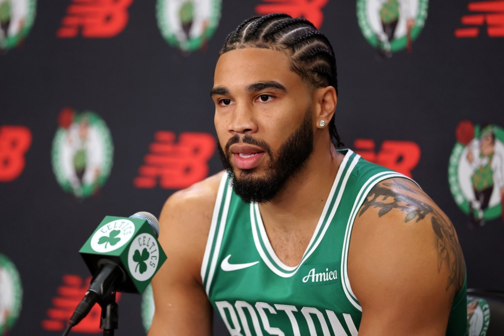 Jayson Tatum sparks hope in Boston after viral practice photo with Luka ...