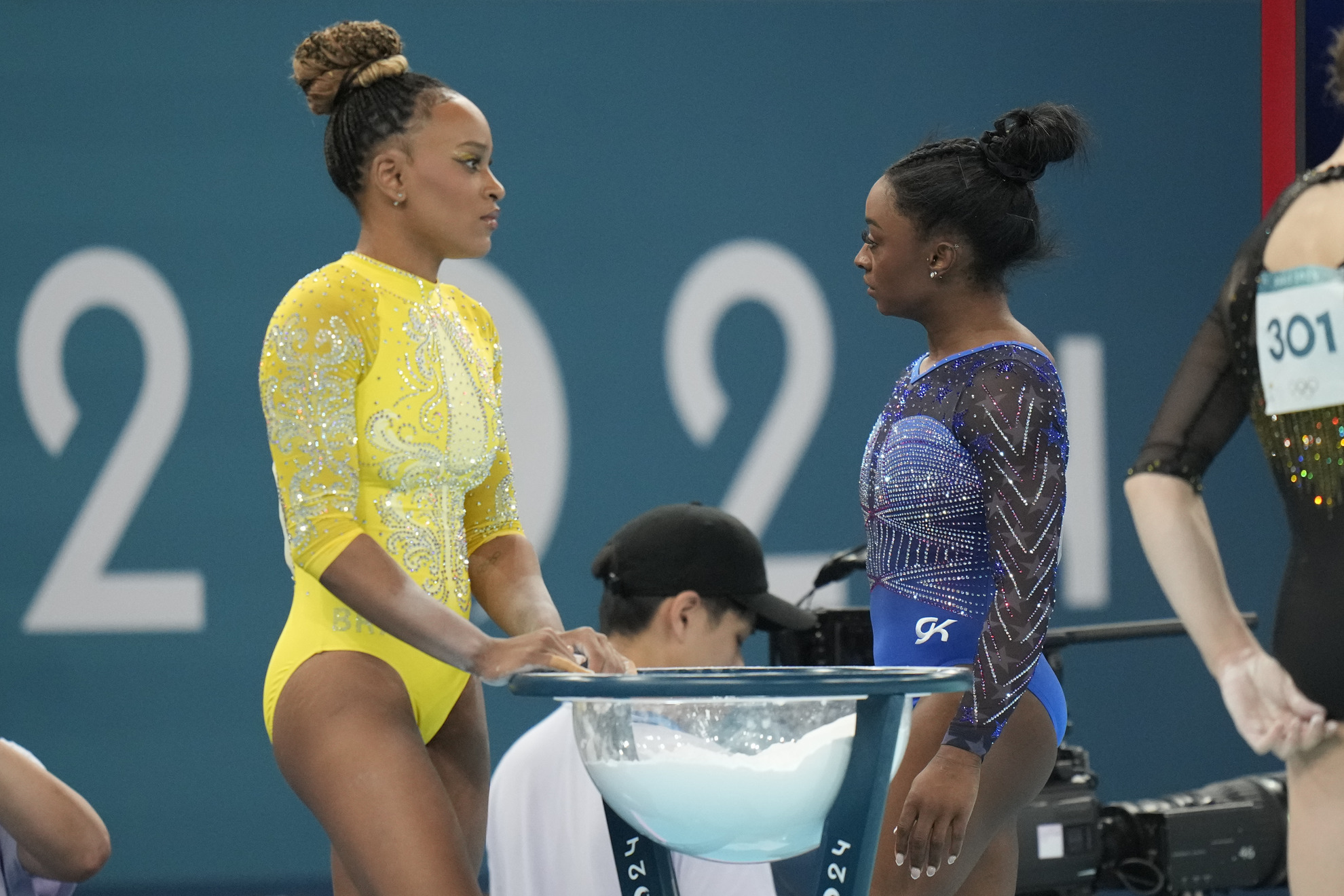 Simone Biles' rival, Rebeca Andrade, posts a surprising photo after ...