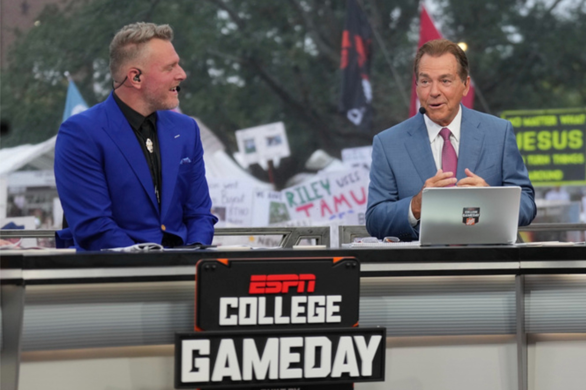 Nick Saban might owe Pat McAfee a Ferrari after epic Notre Dame ...