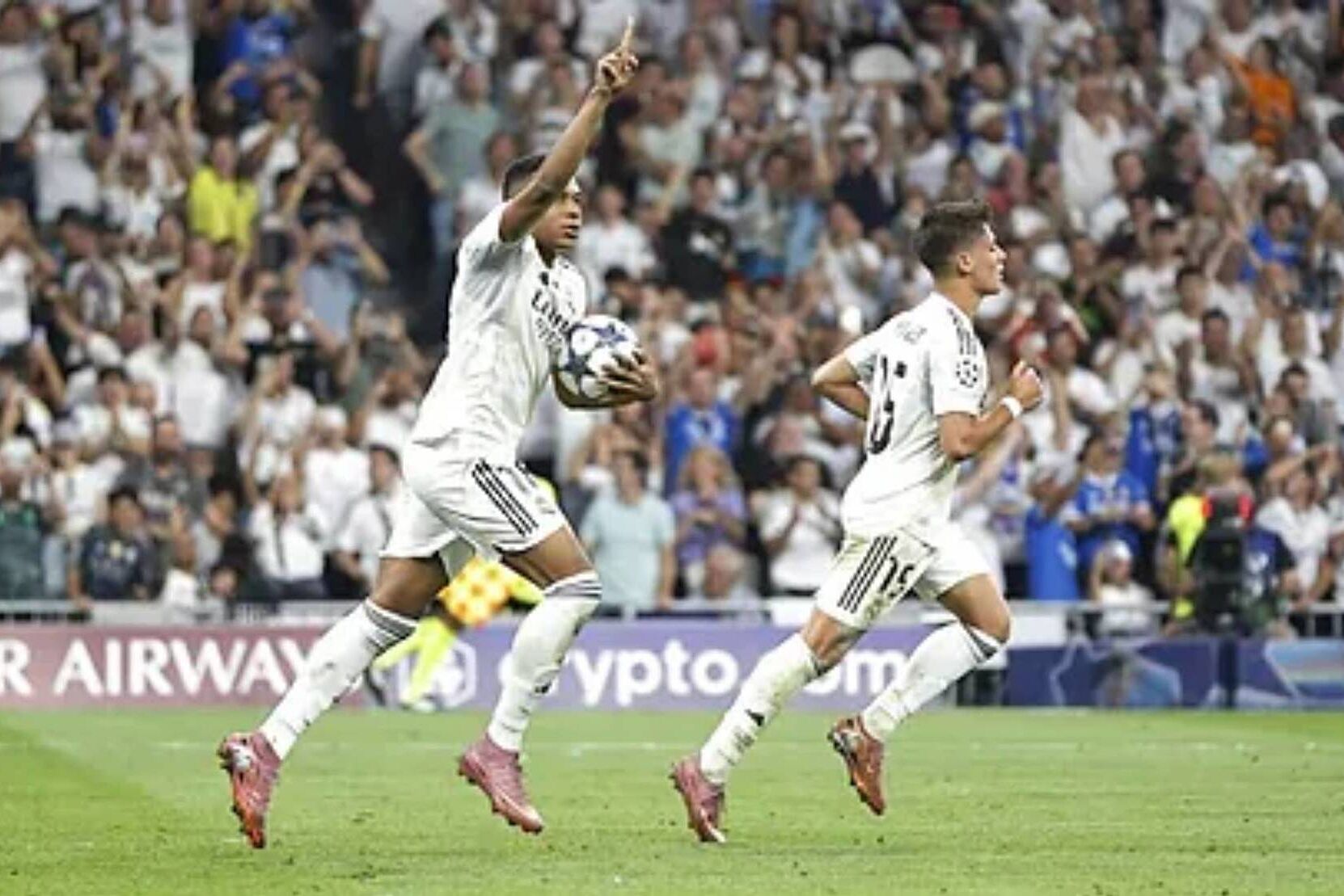 Mbappe scores two penalties as Real Madrid come back to win with 10 men ...