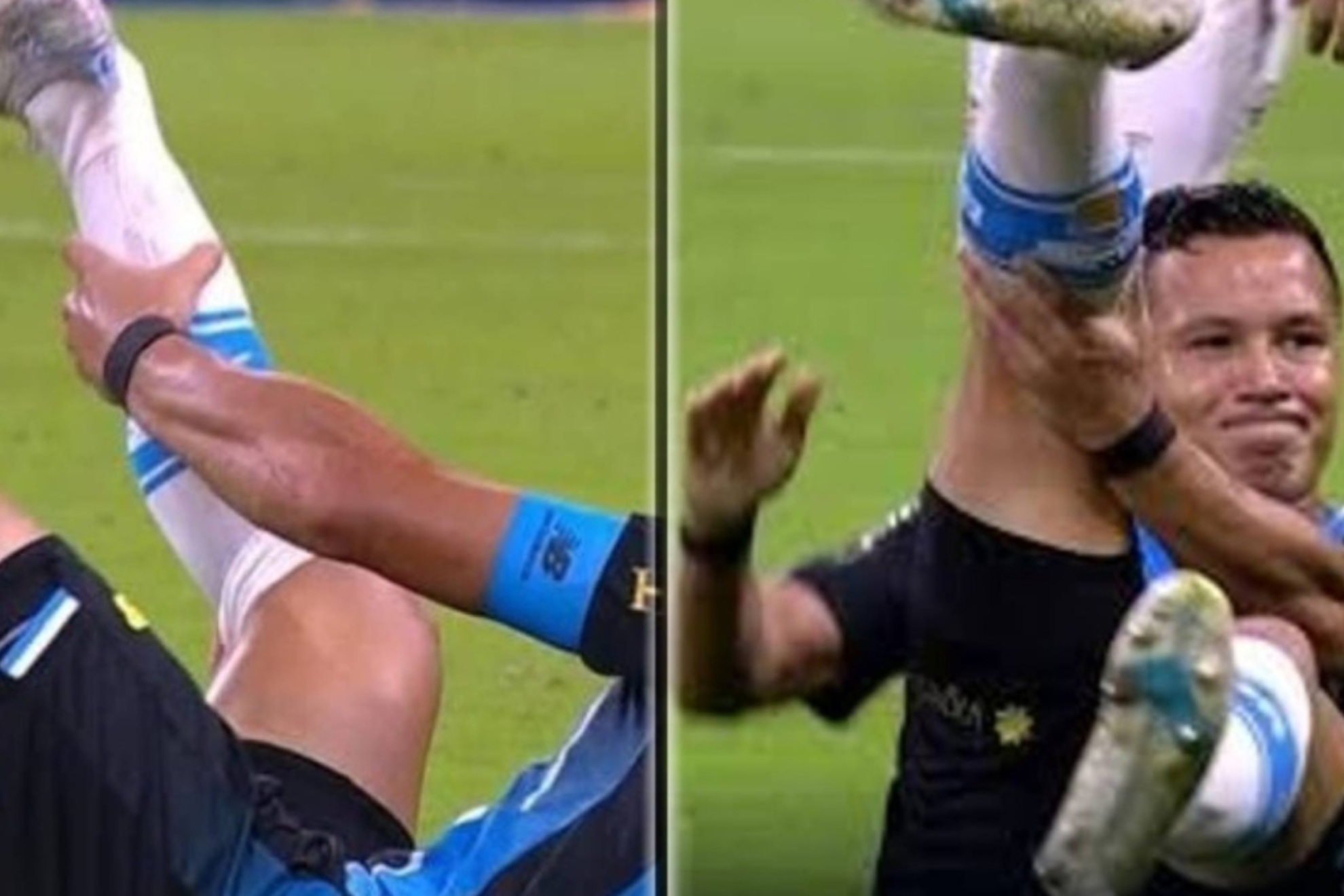 Brutal injury in Brazil: Marlon is left with his ankle hanging after ...