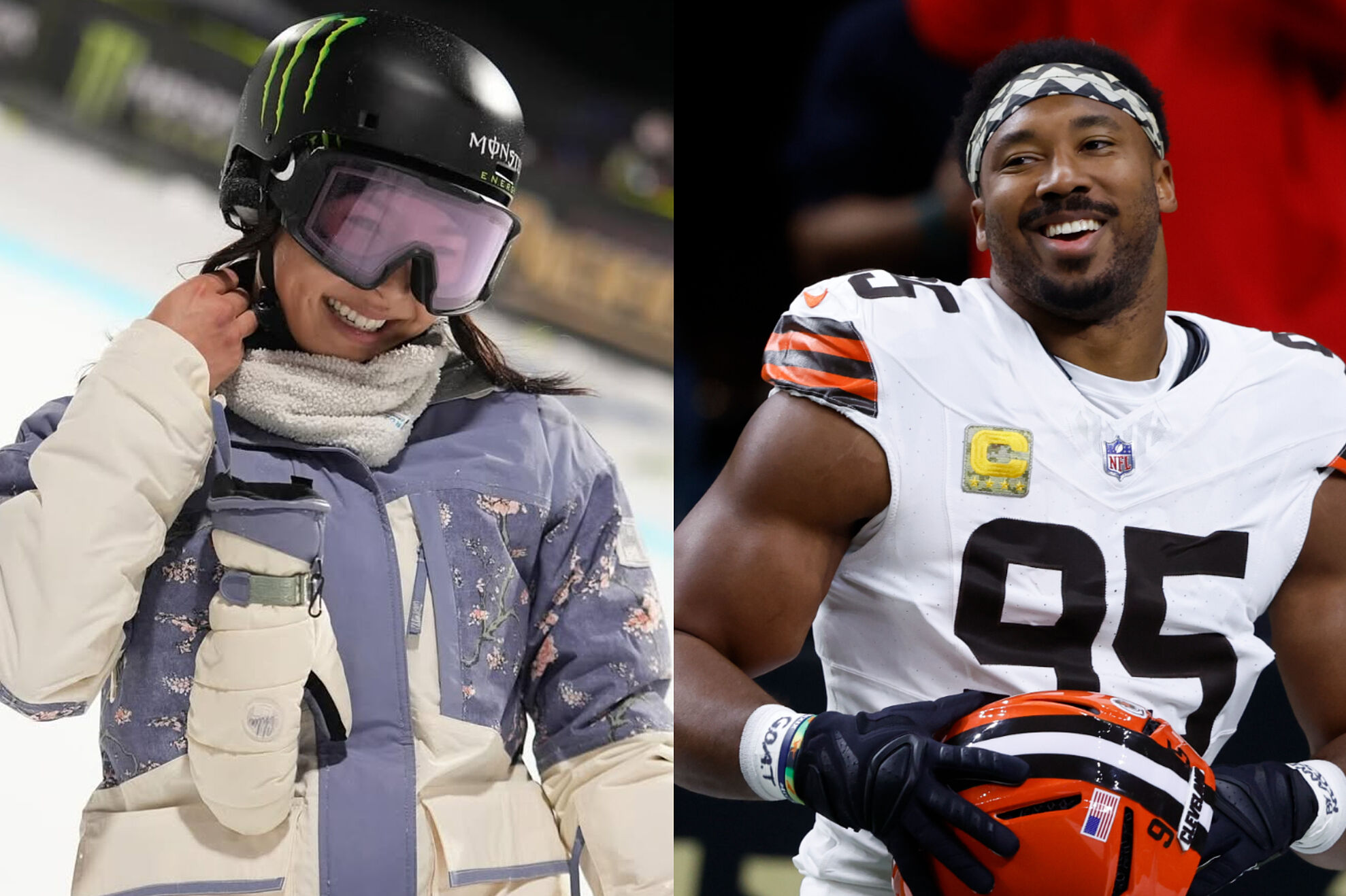 Chloe Kim denies responsibility for bringing Myles Garrett to the Rams ...