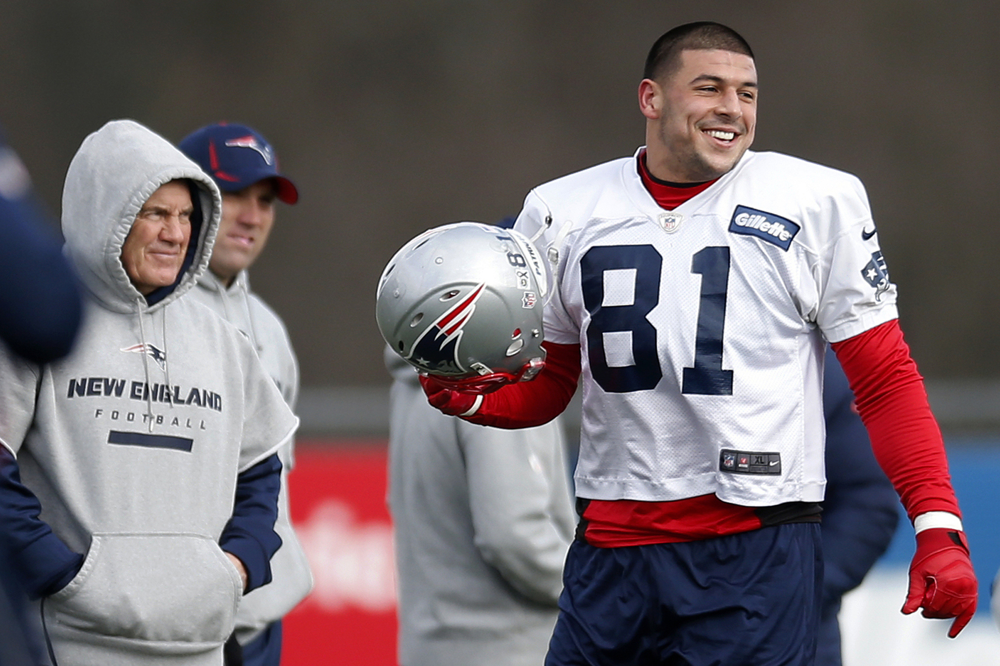 Bill Belichick remains tight-lipped but admits that Aaron Hernandez ...