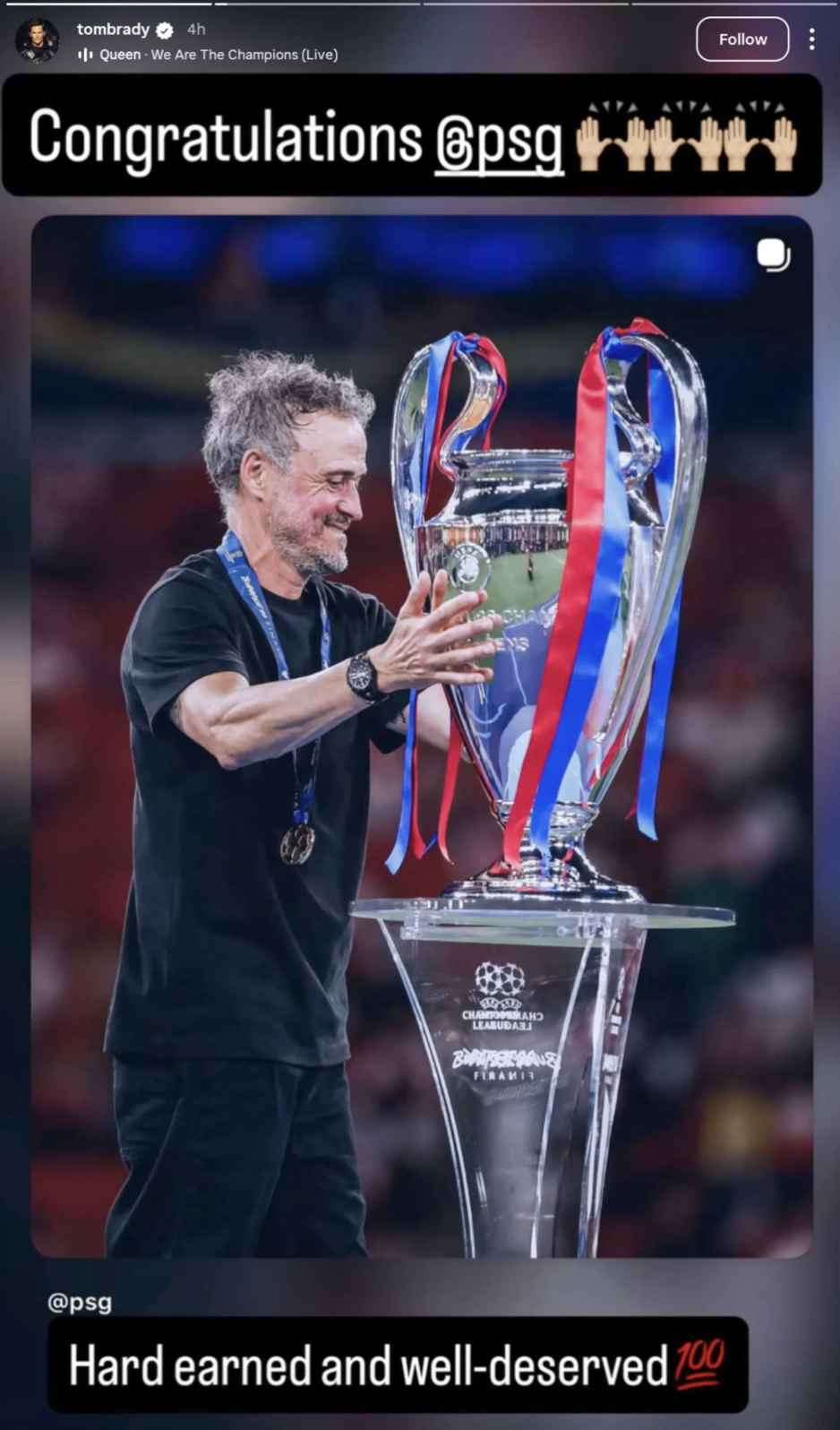 Why was Tom Brady rooting for PSG in Champions League final against ...