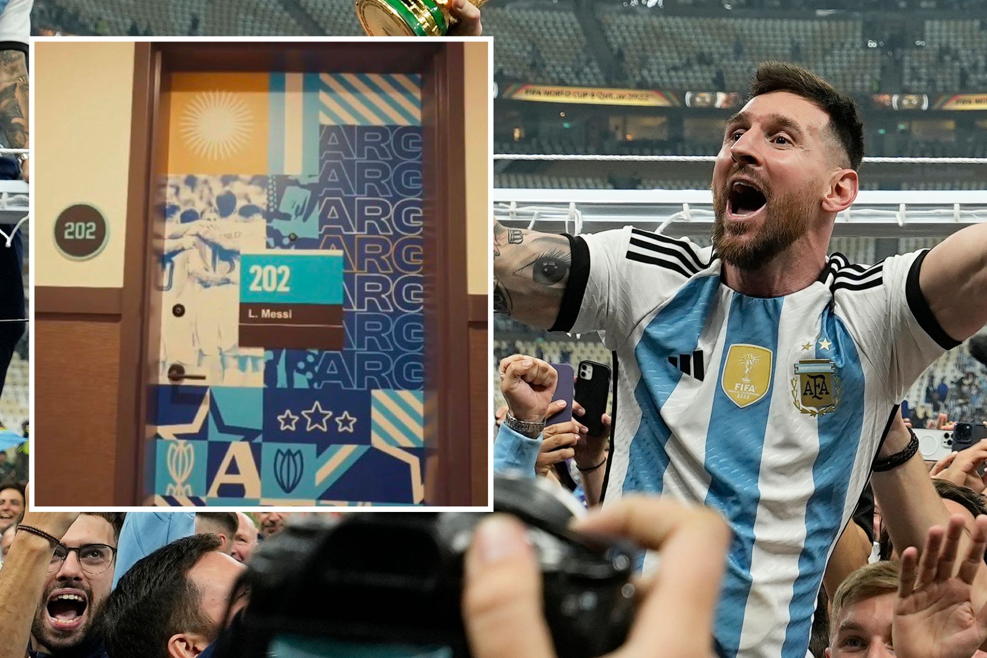 Lionel Messi breaks up with Rodrigo De Paul and his room has a detail ...