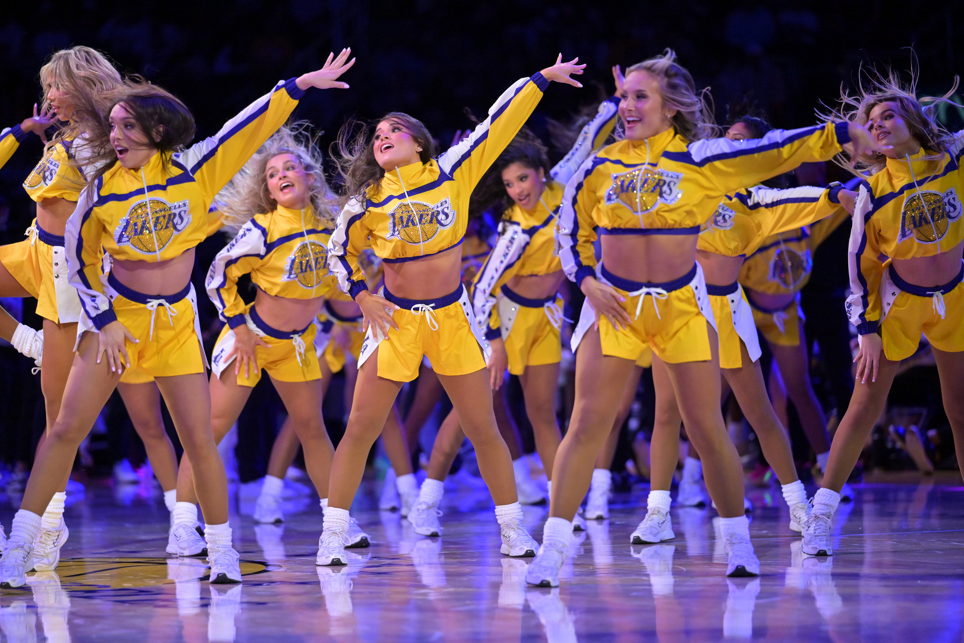 History made: Laker girls to wear first-ever sponsored uniform patch ...