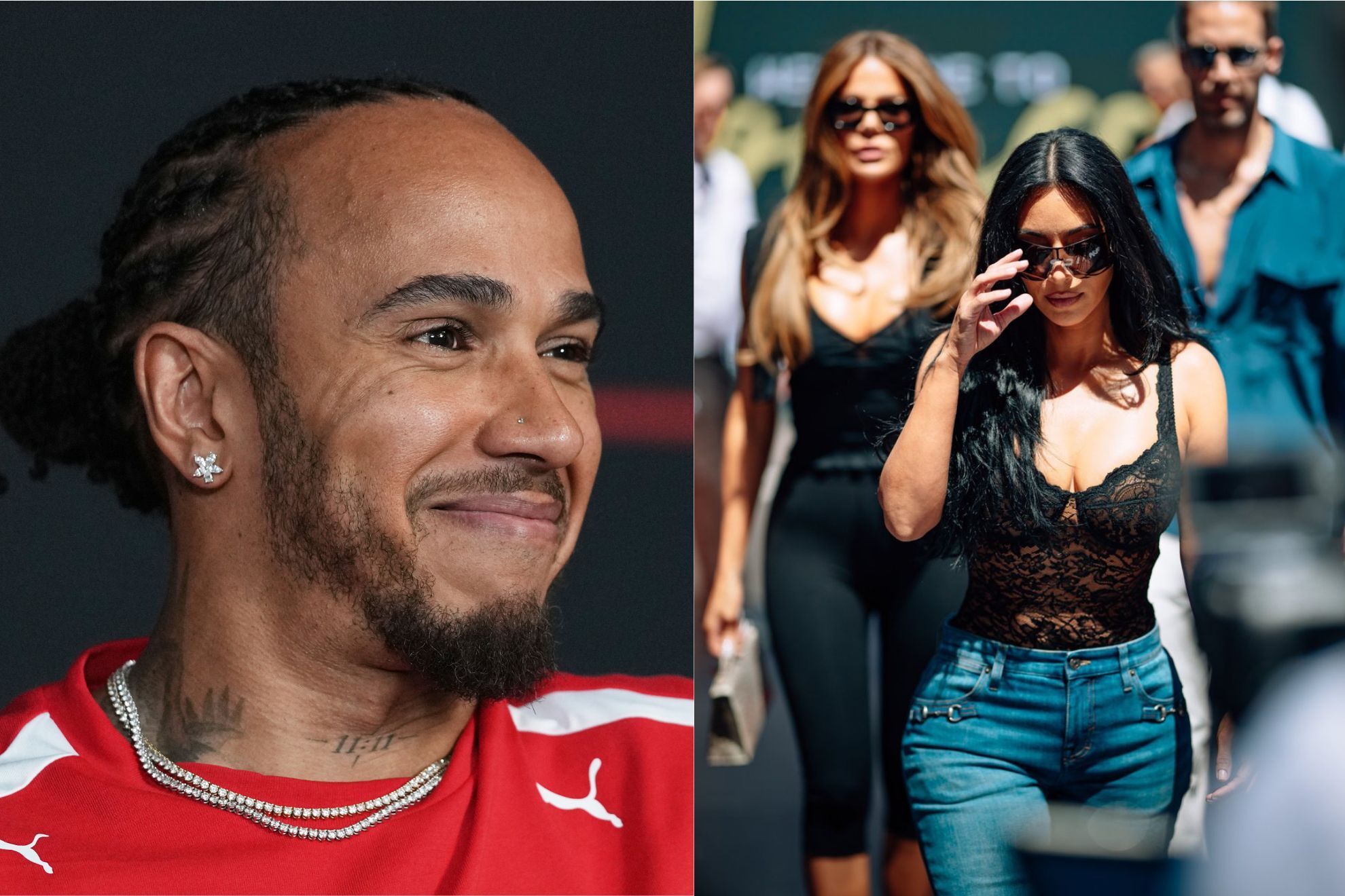 Kim Kardashian turns Monaco into her own runway as Lewis Hamilton ...