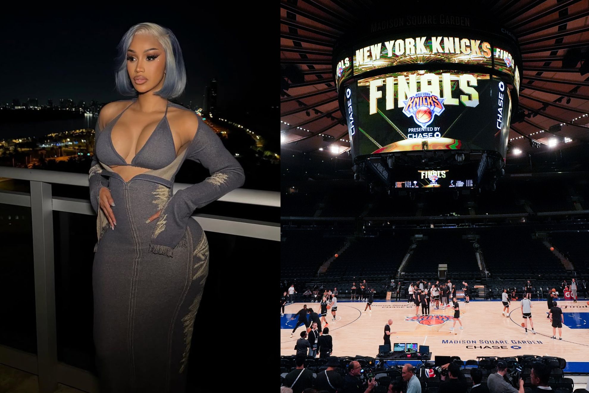 Cardi B takes over the halftime show at Madison Square Garden on a ...