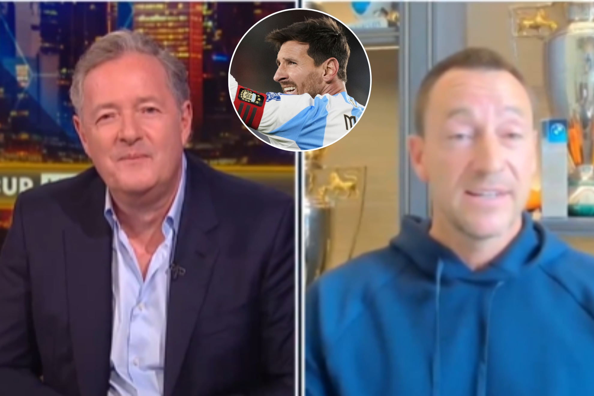 Piers Morgan’s heated debate with John Terry over Messi and Cristiano ...