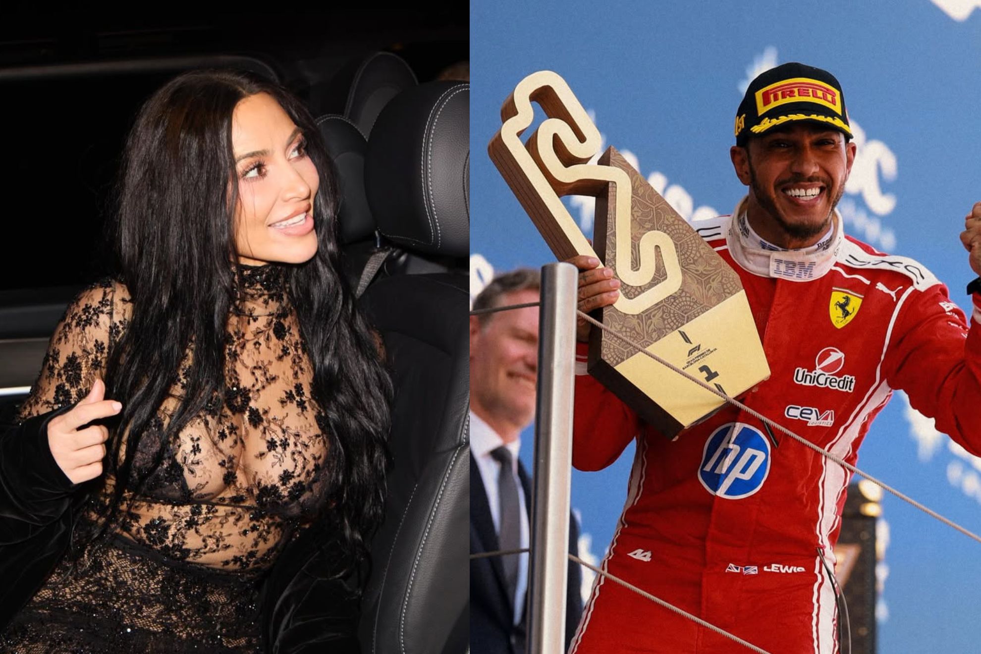 Did Kim Kardashian help Lewis Hamilton win the Spanish Grand Prix with ...